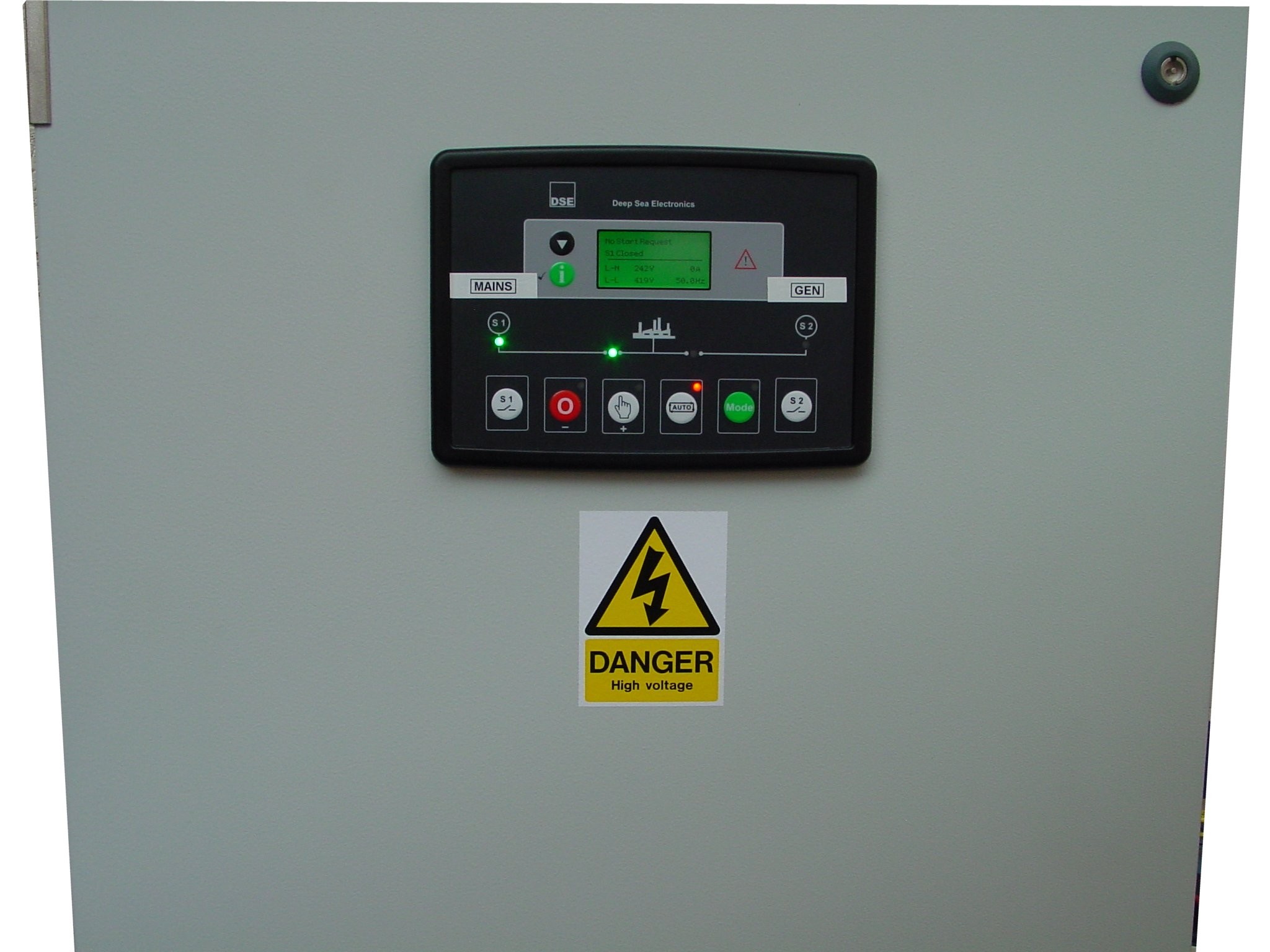 350A automatic transfer switch DSE334 3 phase 400V with ABB contactors ...